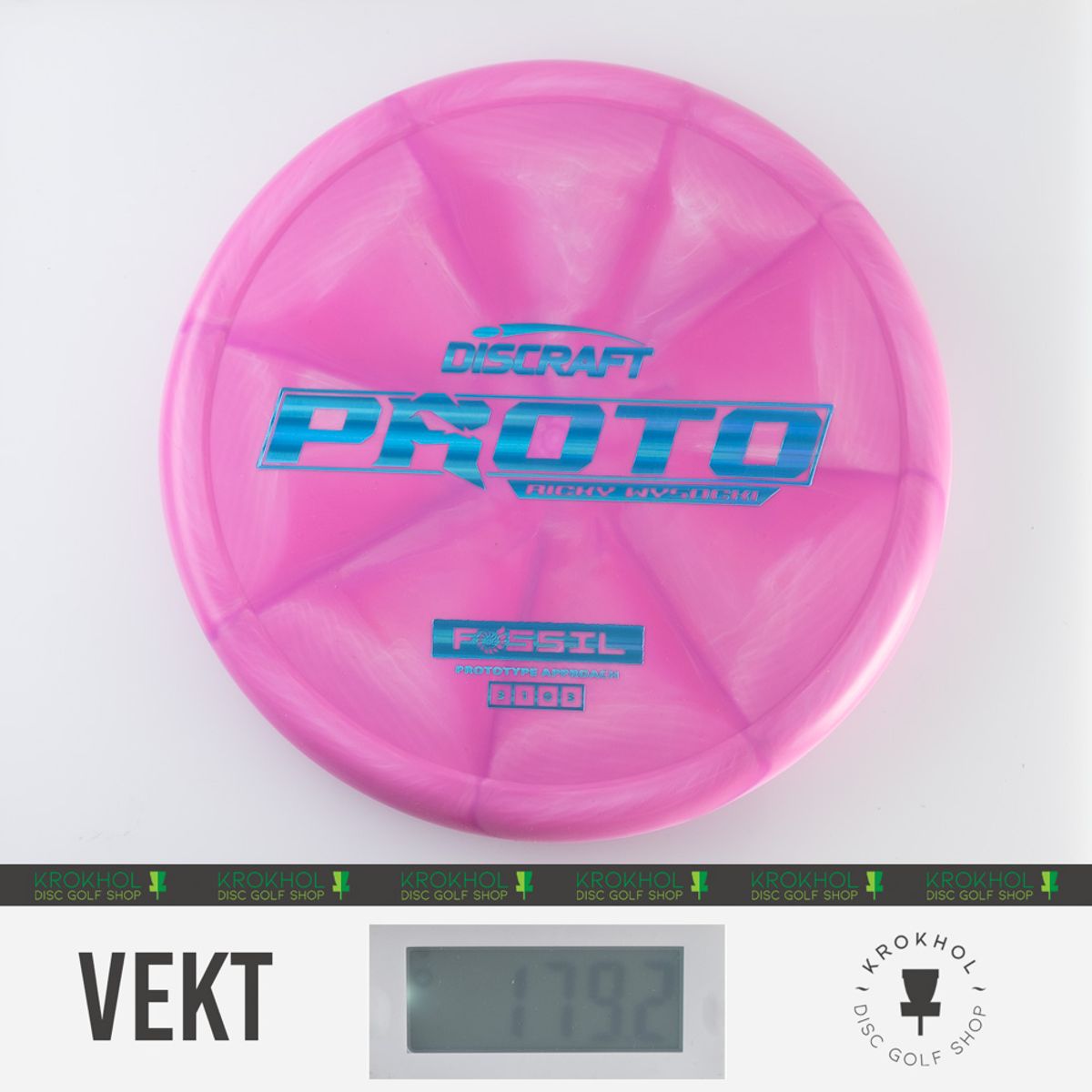 Prototype CT Swirl Fossil - Ricky Wysocki Proto - Krokhol Disc Golf Shop