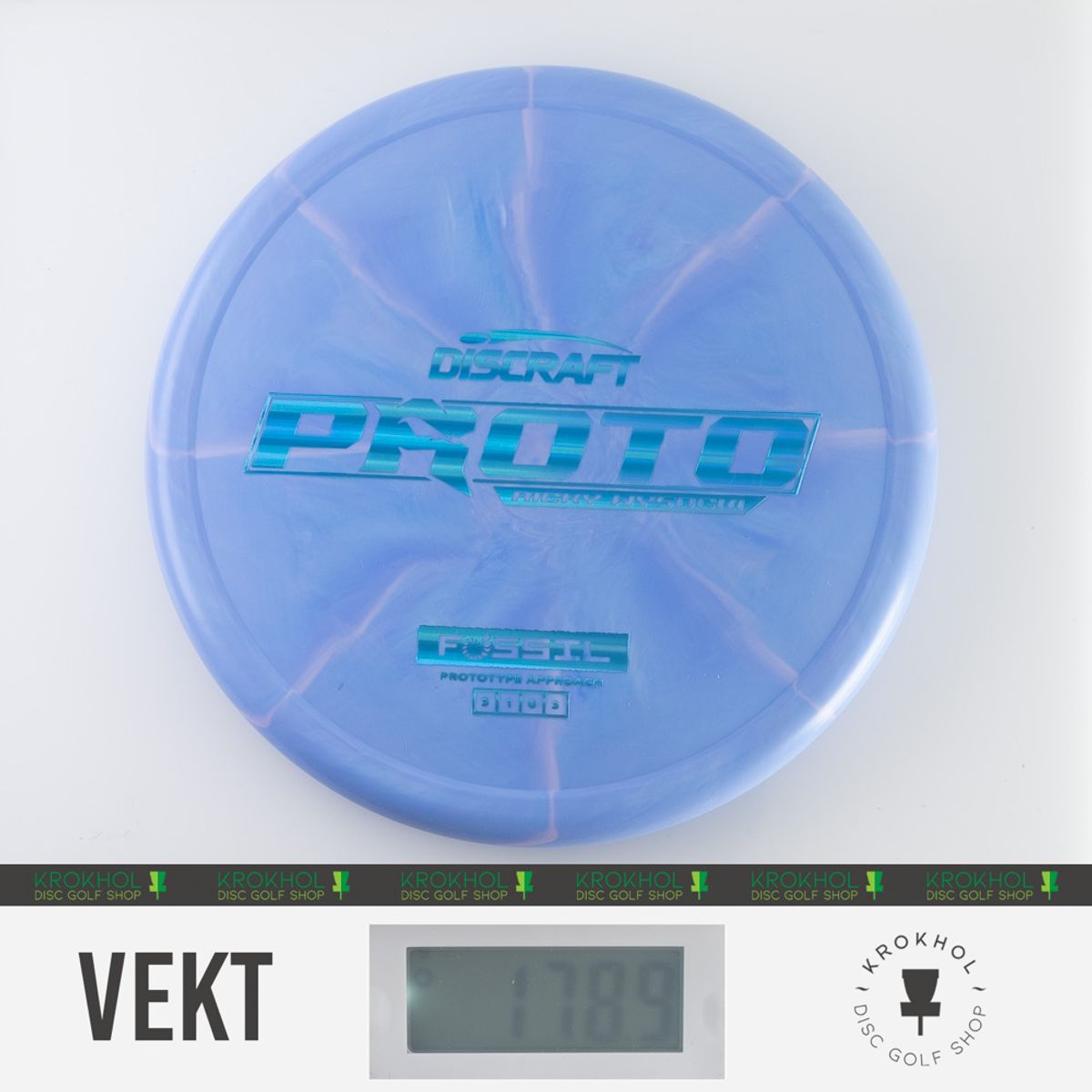 Prototype CT Swirl Fossil - Ricky Wysocki Proto - Krokhol Disc Golf Shop
